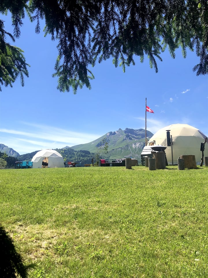 Dômes Cosy Avec Jacuzzi, Au Calme, Avec Vue 360° - Morzine