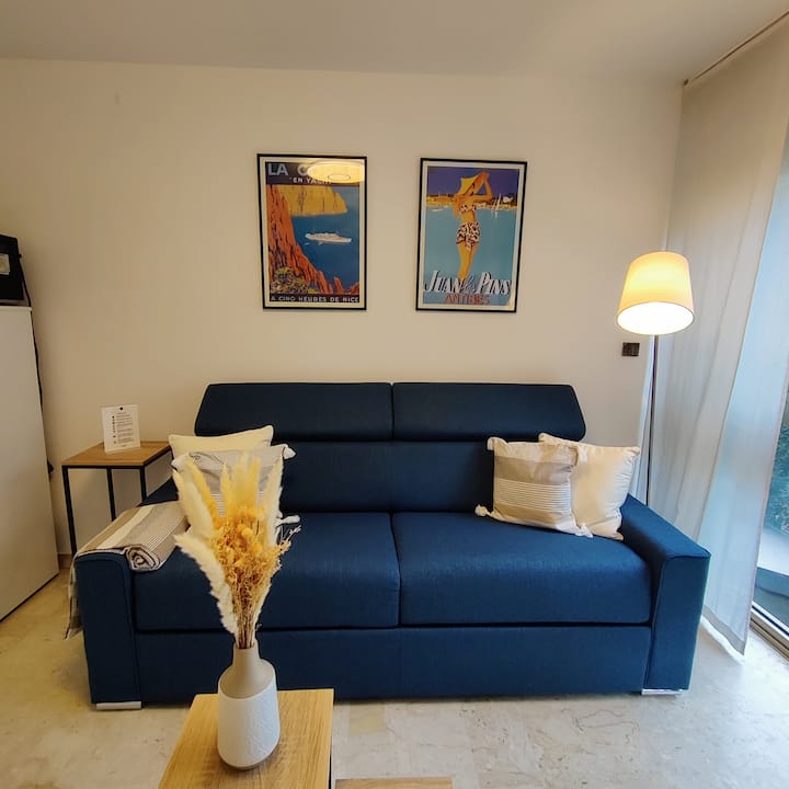 Studio Tout Confort, Calme, Climatisé, Plage - Nice
