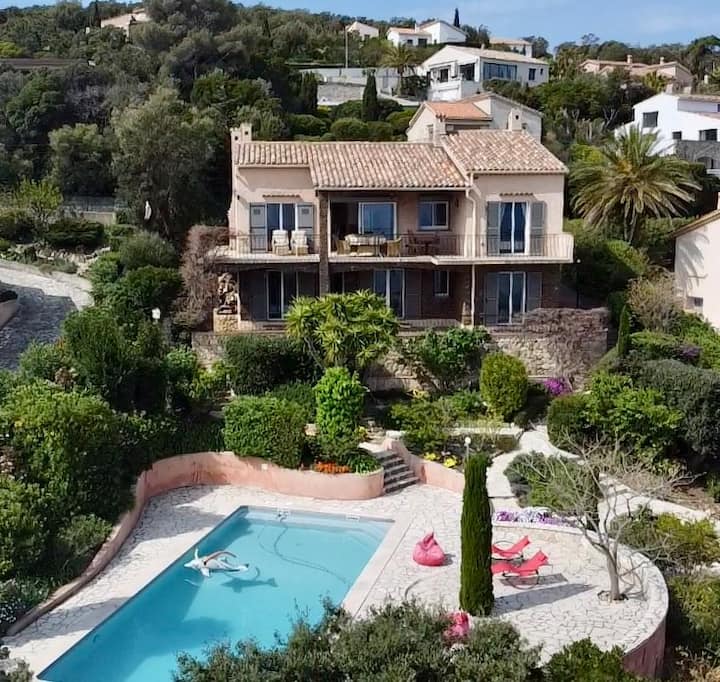 Panoramic Sea View - Beaches And Shops On Foot - 5 Bedrooms 5 Bathrooms - Roquebrune-sur-Argens
