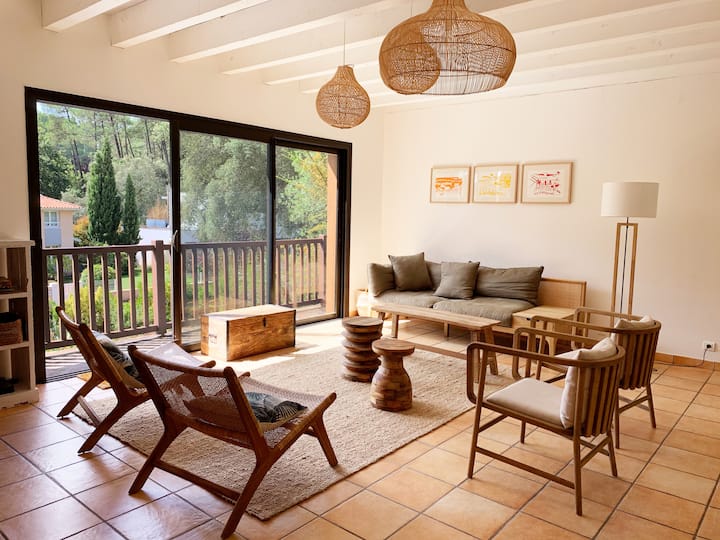 Villa Fontaine Des Sables Avec Piscine - Seignosse
