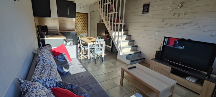 Duplex T2 Praloup 1600, Tout Confort, 6 Pers. - Pra-Loup