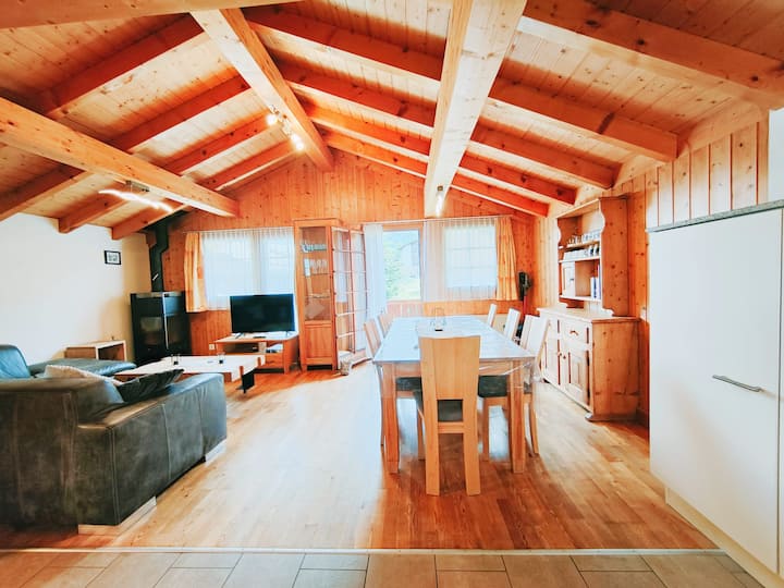 Modern And Traditional Swiss Chalet, Private Sauna - Saas-Grund