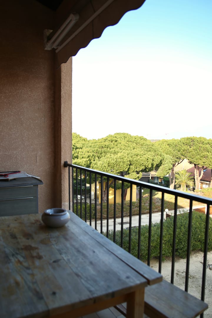 Appartement Giens, Vue Mer, 6-8 Pers, Terasse. - 波克羅勒島