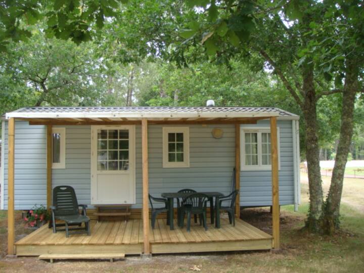 Mobil-home Calvi 3 Au Calme Milieu Forêt - Linxe