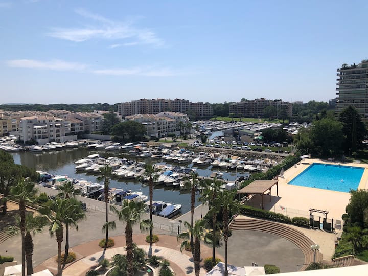 Bel Appartement Sur Marina 4 Couchages - Mandelieu-la-Napoule