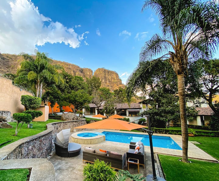 Casa De Campo Malinalco Con Alberca Y Cancha Pádel - Malinalco