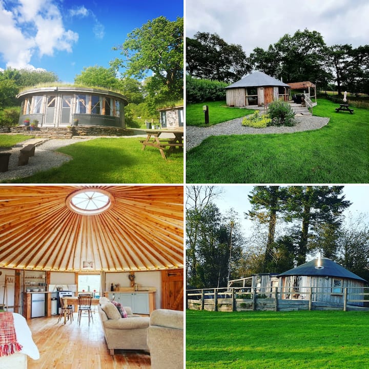 3 Stunning Roundhouses With Hot Tubs - Pembrokeshire