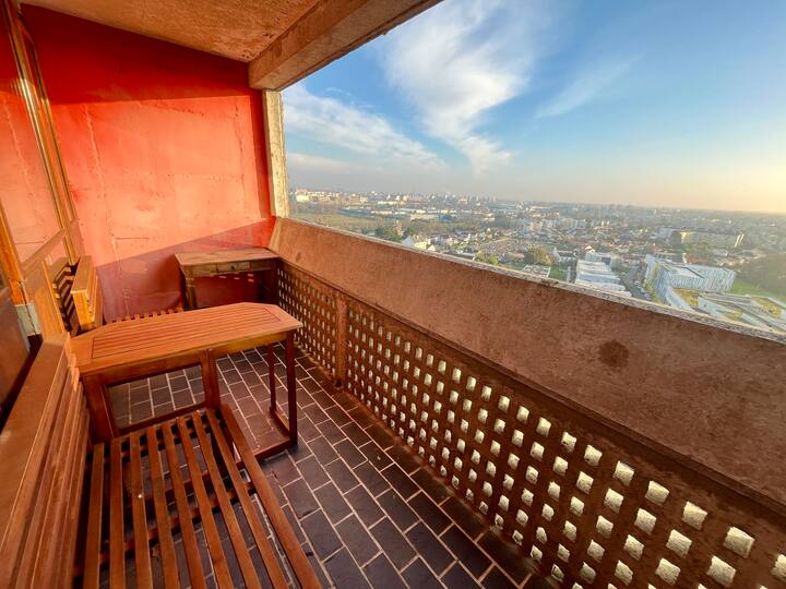 Appartement Duplex 110m2 Le Corbusier - Ibis Budget Nantes Reze Aeroport