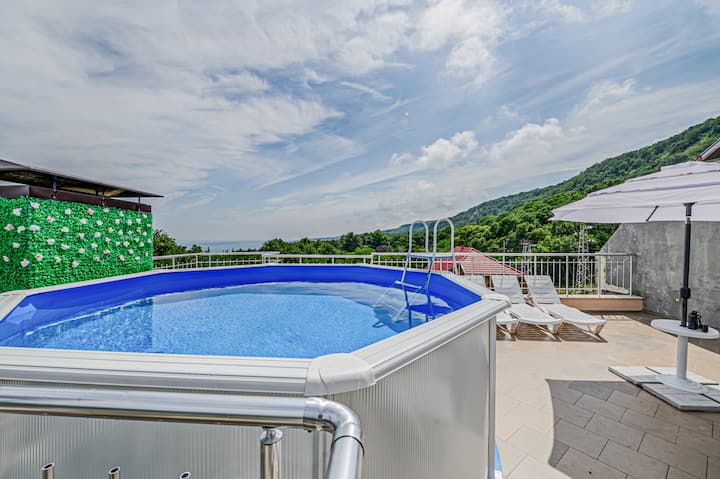 Vila Panorama Sky, Rooftop Pool, Backyard, Bbq -2r - Bulgaria