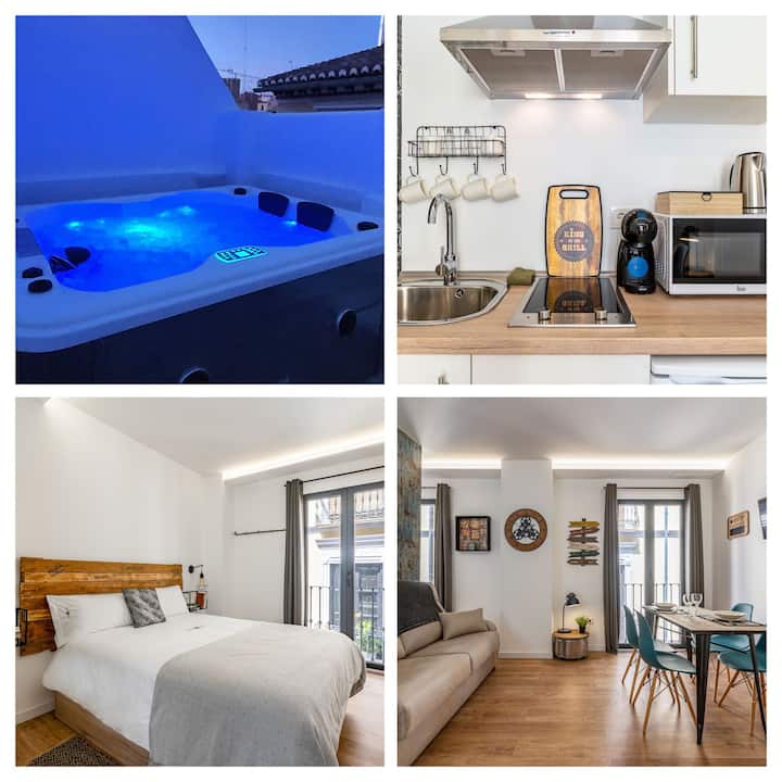Center Apartment  La Maleta    Be   Jacuzzi Y Wifi - Grenade