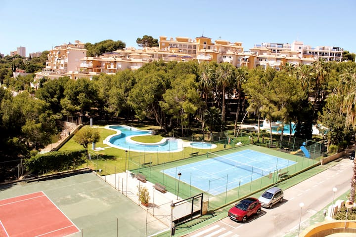 Apartment With Views, Pool, Tennis And Cinema - La Manga
