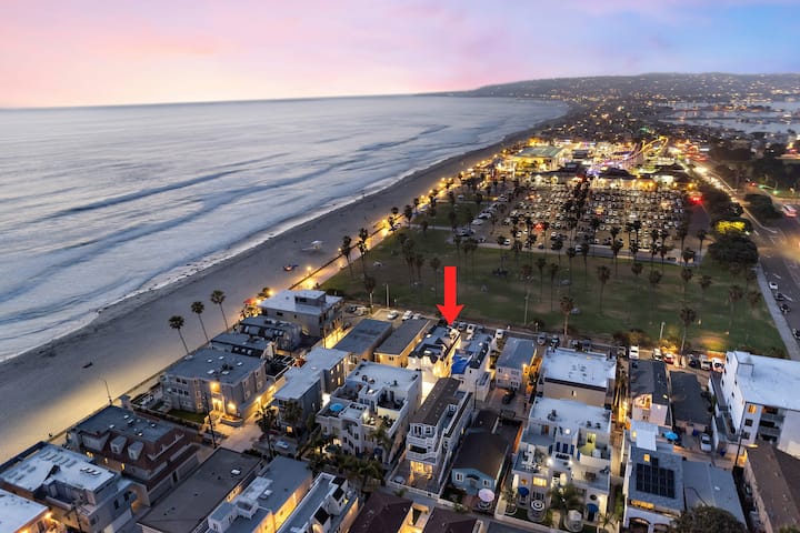 Luxe Ocean View Home W Parking -Sleeps20 -South Mb - La Playa - San Diego