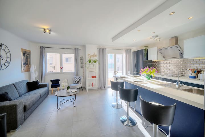 Elégant Séjour Et 2 Chambres à 15 Mins Du Palais - Mougins