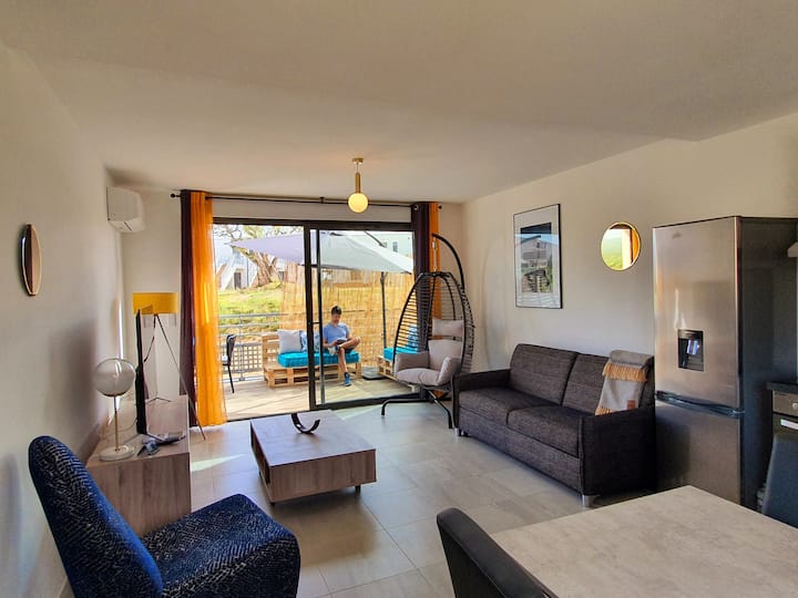 Superbe T2 48m2,terrasse 17m2,neuf,climatisation - Ajaccio