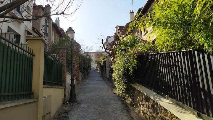 Une Maison De Village Dans Paris - Montreuil