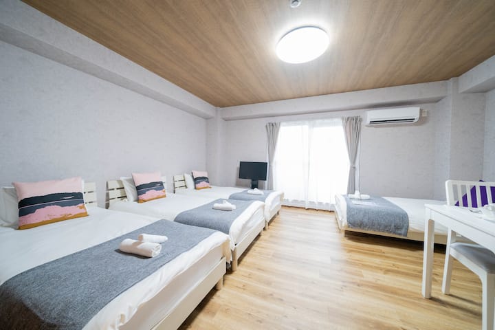 4ppl/5 Mins To Chidoribashi St/ Usj Kaiyukan/9759 - Osaka