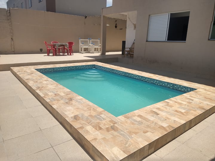 Casa De Hóspede Inteira C/ Churrasqueira E Piscina - Peruíbe