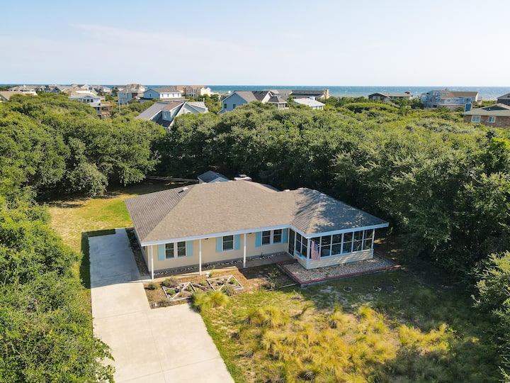 Cozy Beach Cottage  3 Min Walk To Beach - Southern Shores