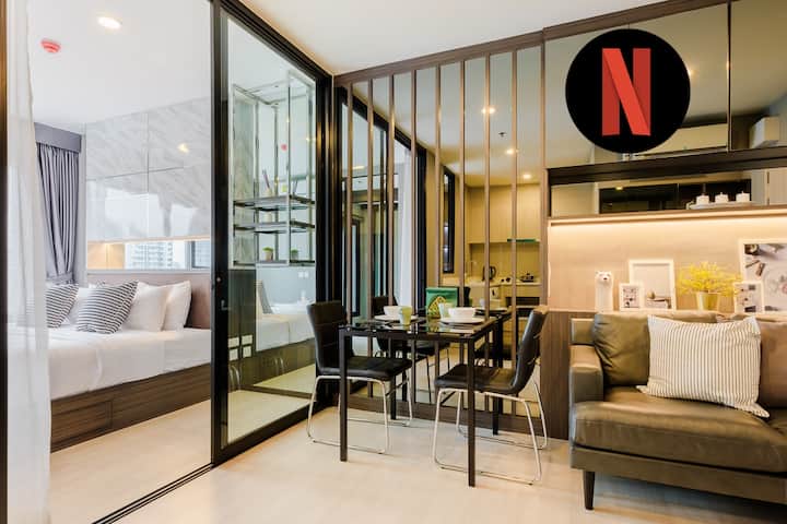 Large 1br High Fl. W/walk-in Closet+connect To Mrt - Bangkok