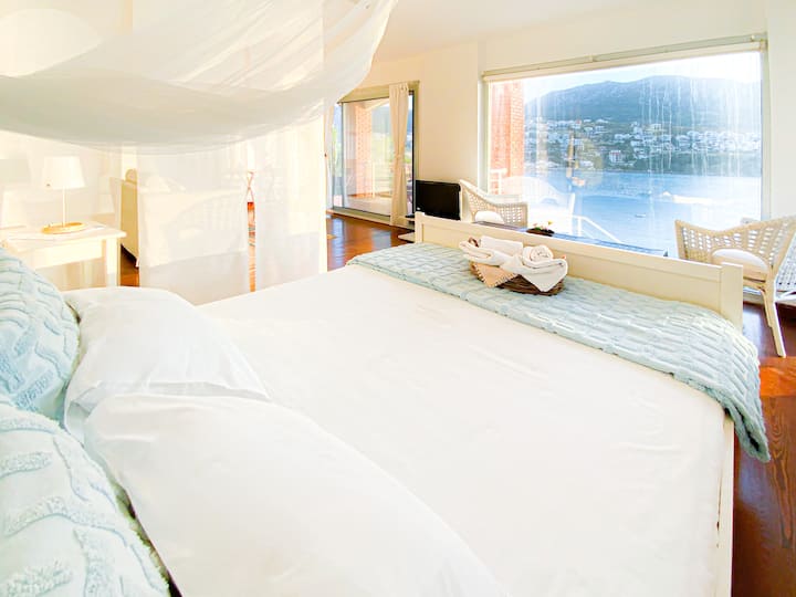 Büyüleyici Deniz Manzaralı Suit Apart Daire - Karaburun