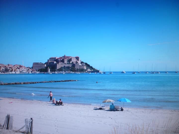 Appartement 50  Metres Plage Calvi - Korsika