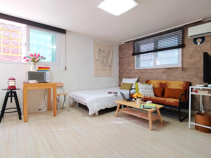 1br/gangnam Area/5-10min To Metro/역삼역/풀옵션/단기렌트/111 - 首爾