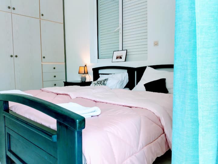 Salon/cuisine, Terrasses, 1 Chambre 2 Lits Simples - Crete