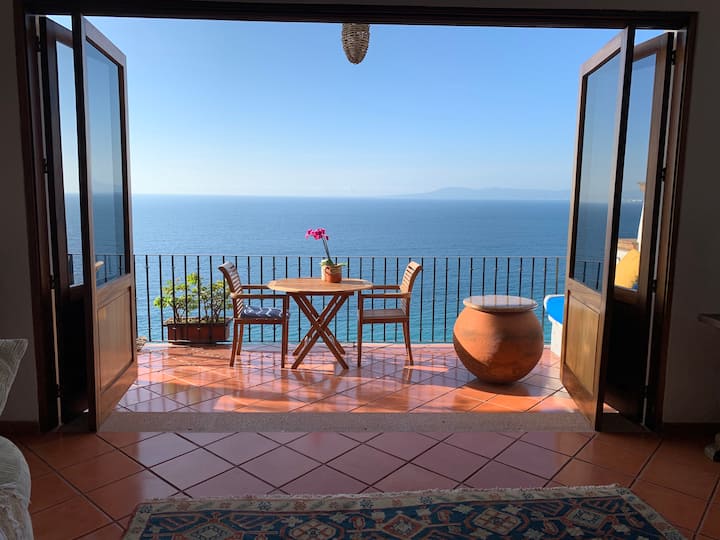 Breathtaking 180° Ocean View In Conchas Chinas - Puerto Vallarta