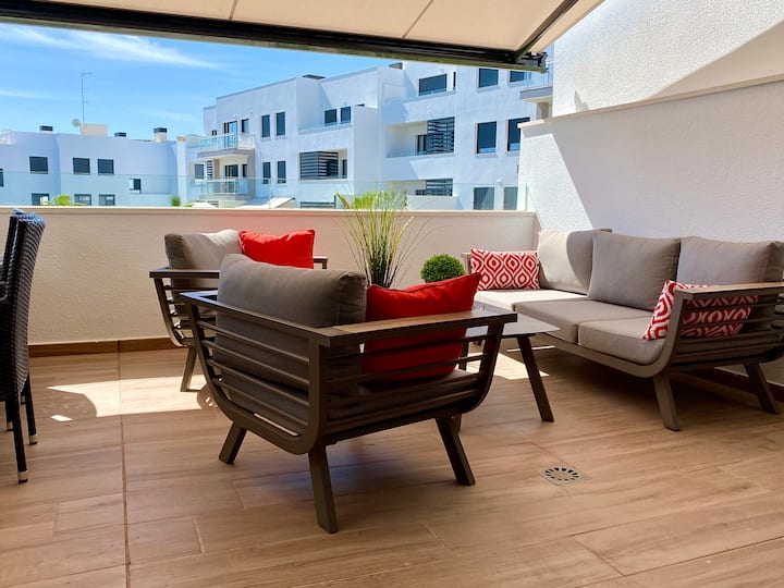 Lägenhet Med 3 Sovrum, Stor Terrass Och Poolområde - Torre del Mar