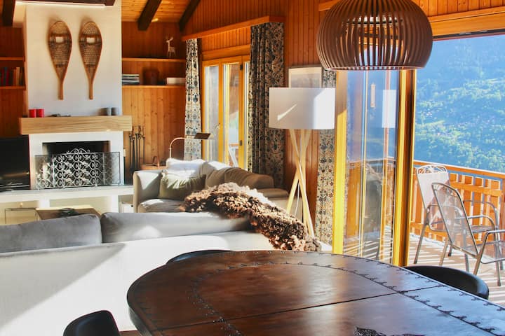 Spacious Five Bedroom Apartment W. Panoramic Views - Veysonnaz