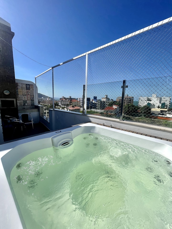 Cobertura Com Jacuzzi (1 Quarto) - 250m Do Mar -