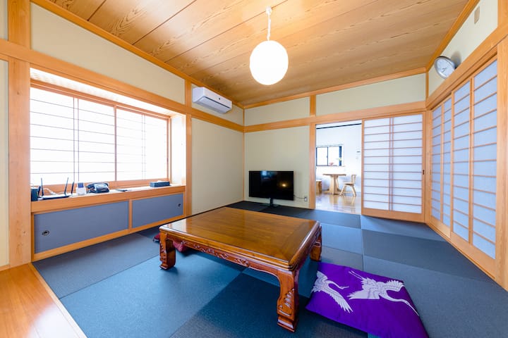 15名まで同料金！130㎡の和モダン邸宅｜非日常を愉しむ｜最大20名 - Fuefuki