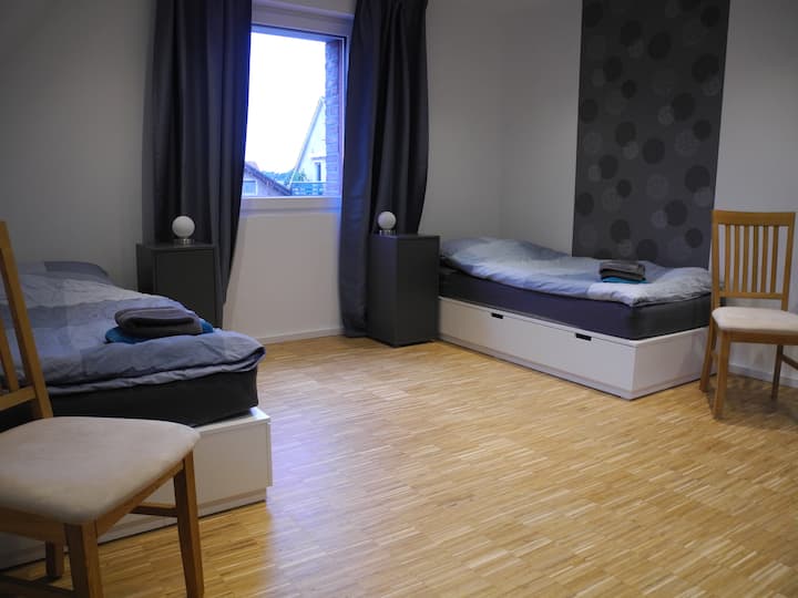 "Cosy" Apartment With Roof Terrace & Attic Gallery - Bielefeld