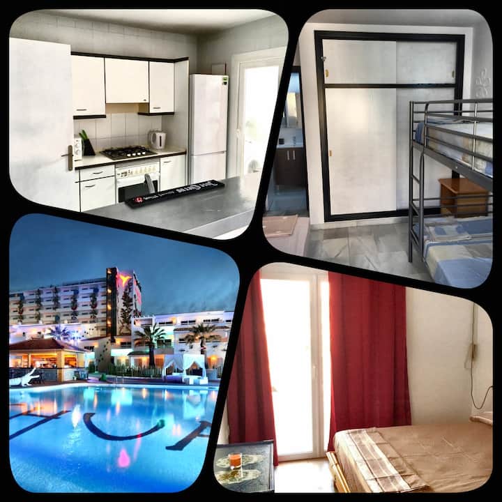 Nice Flat 8p Beachfront Next Ushuaia And Hi - Île de Ibiza