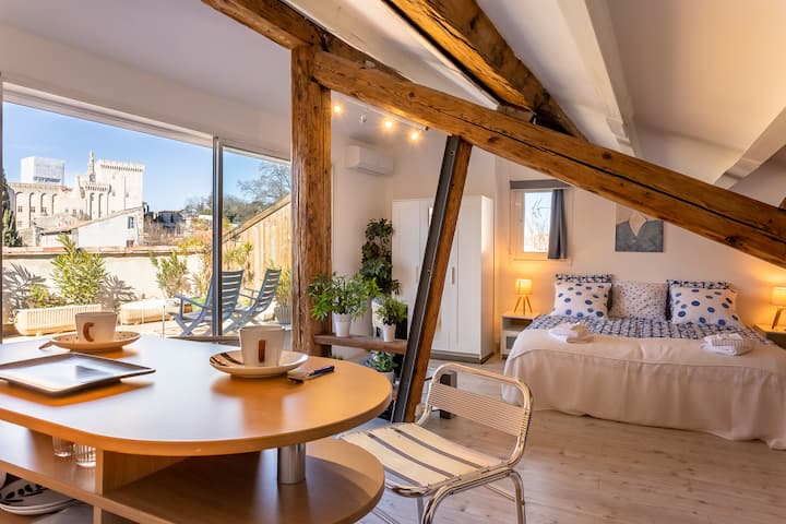 Studio Centre Ville, Vue Palais Des Papes, Calme - ibis budget Avignon Centre