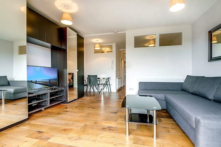 Large Modern Studio Apt W/balcony & 52" Smart Tv - London
