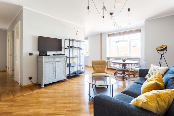 Big, Bright 3-bedroom Family Penthouse-riga Centre - Riga