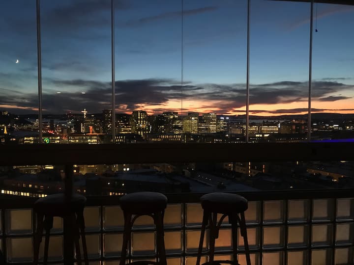 Central Art/design Apartment With Spectacular View - Oslo