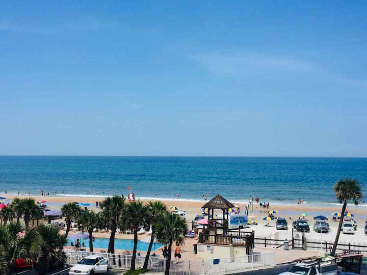 The Greatest View +Modern Studio  At Daytona Beach - Daytona 500 NASCAR