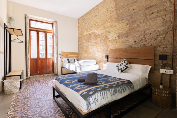 Habitación Triple Privada - Valencia