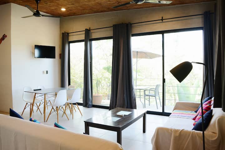 Loft Lumineux Dans Jardin Tropical -Quartier Calme - Tulum