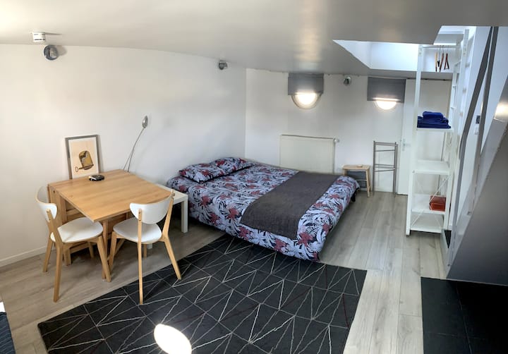 Studio Climatisé Avec Terrasse Sur Seine - Île-de-France