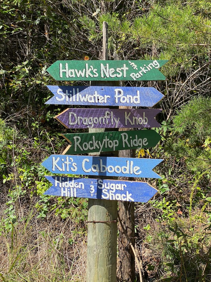 Hawks Nest Rustic Tiny Cabin On 162 Acre Farm - Cosby, TN