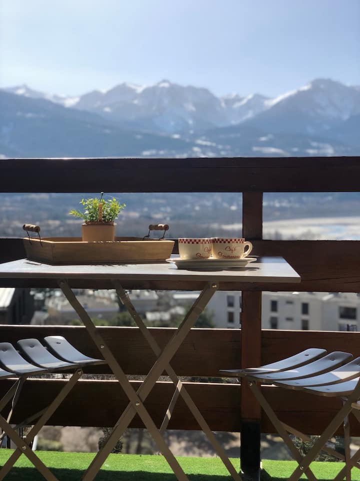 Studio Avec Vue Imprenable Lac Et Montagnes. - Embrun