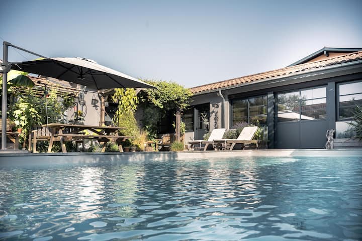 Maison Avec Piscine Privée à 15mn De L'hypercentre - Burdeos