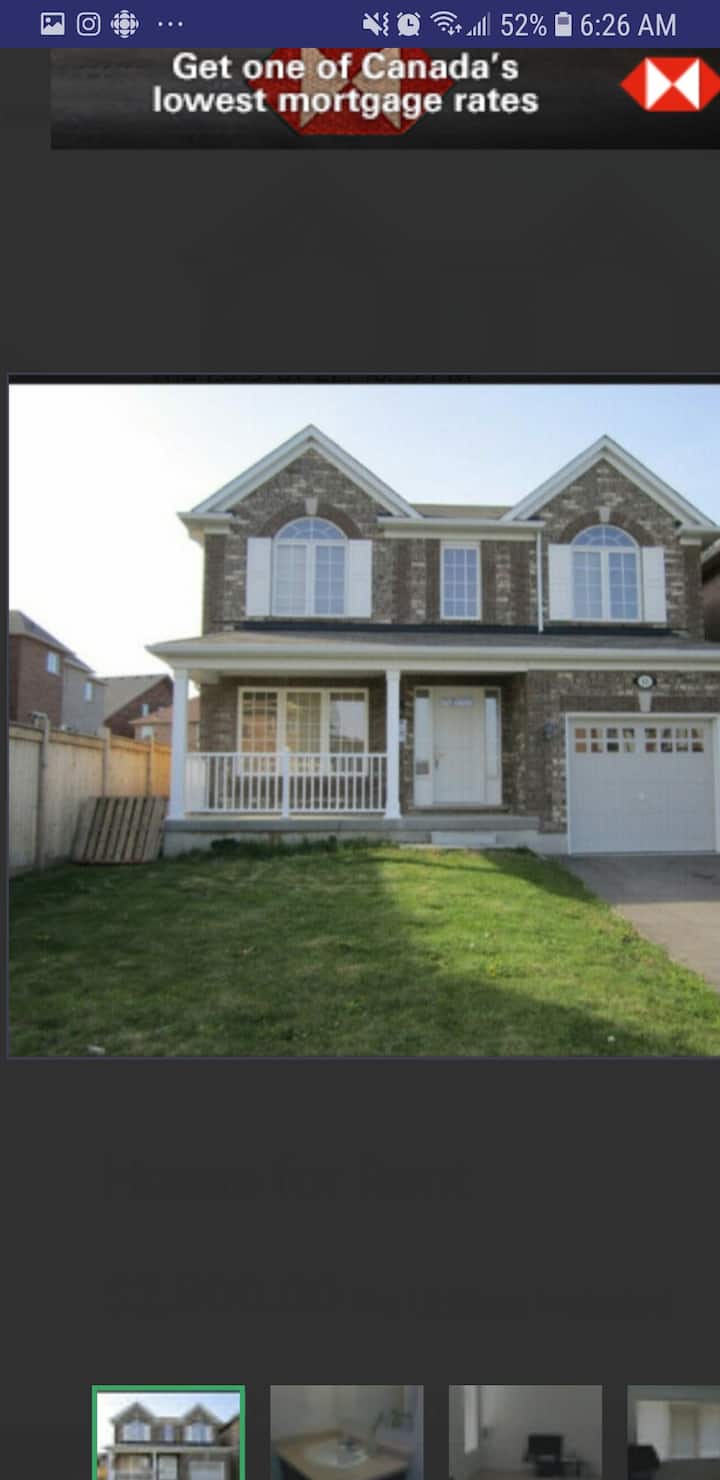 House For Rent Near Pearson Airport - Brampton