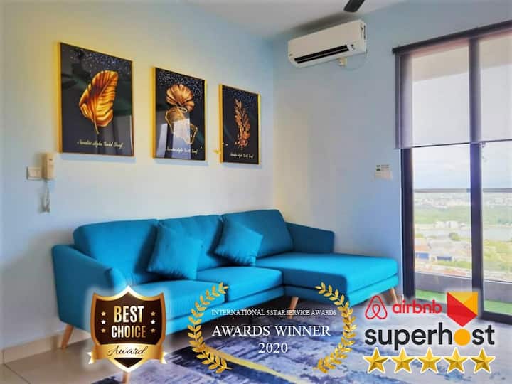 Woodsbury Premier Luxury Suite 2b2r 2min Sunway - Perai