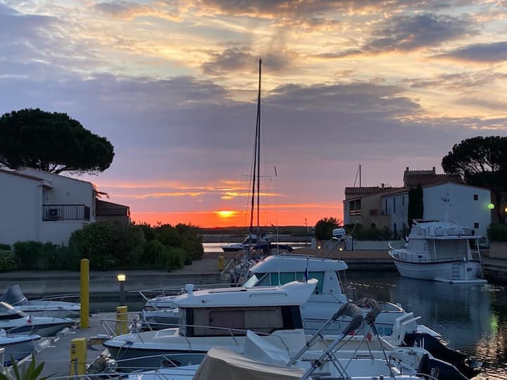 Studio Vue Mer Et Marina - Saint-Cyprien