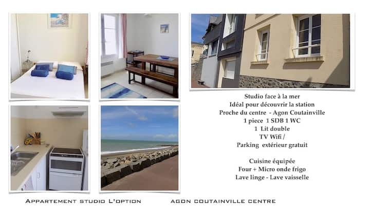 Studio L'option Face à La Mer - Agon-Coutainville