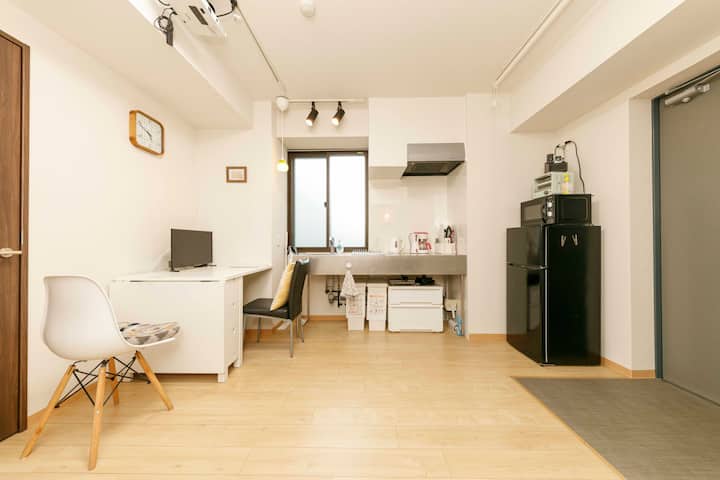 3f【京急蒲田】徒歩5分｜無料wifi｜高級ホテルの様な和洋室｜2ldk45m2｜最大5名｜evあり - Yokohama